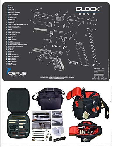 EDOG Glock Gen 3 Cerus Exploded View Schematic Gun Cleaning Mat & R5 H ...