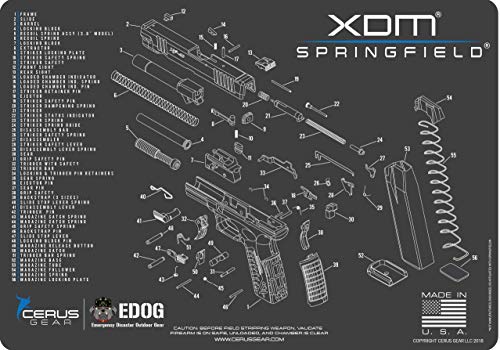 Springfield Armory XDm Cerus Gear Schematic (Exploded View) Heavy Duty ...